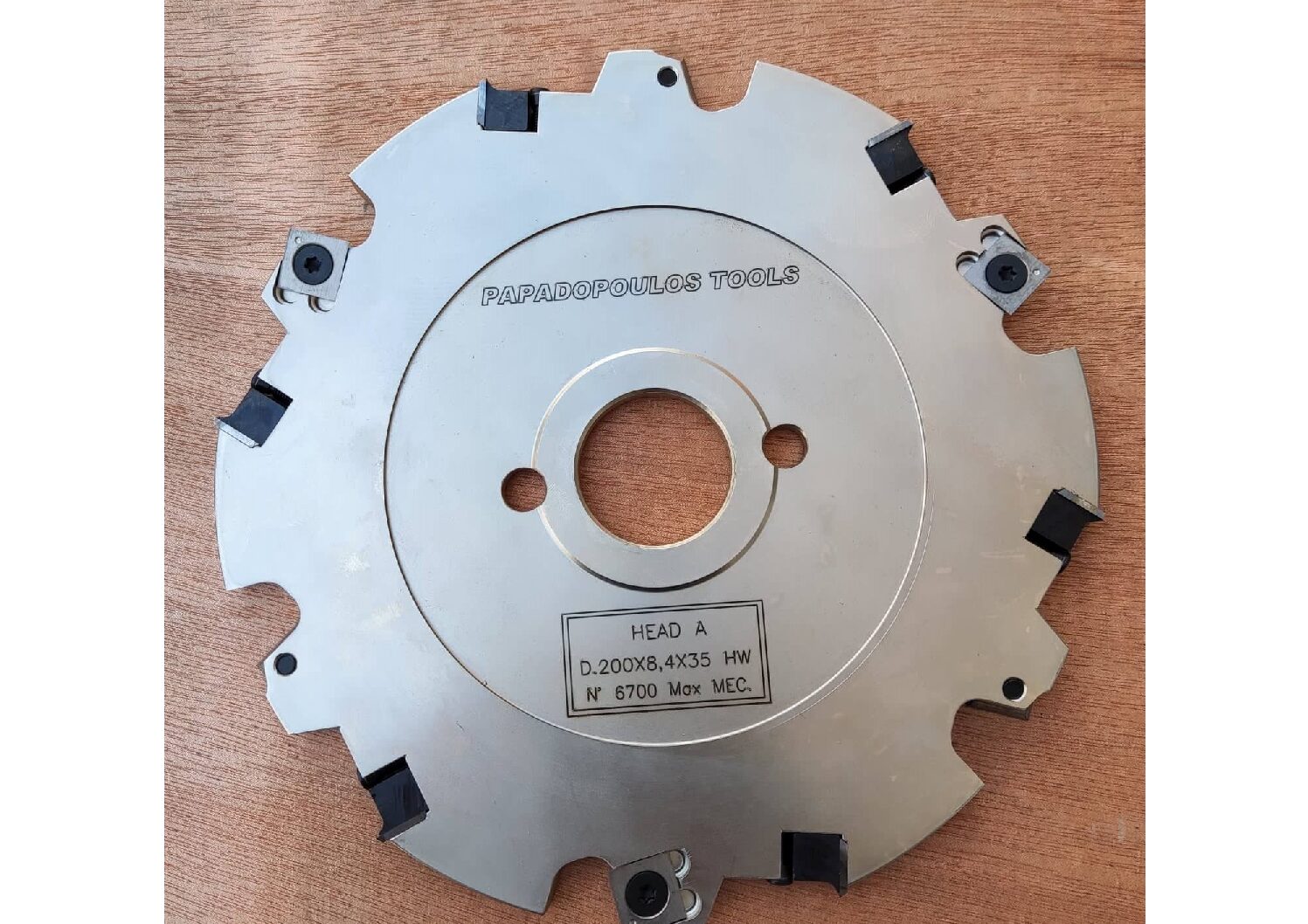 ΔΙΣΚΟΣ ΜΕΛΑΜΙΝΗΣ ΓΙΑ ΚΙΝΗΣΙΑ D220X8,4mm ME ΕΝΑΛΛΑΣΟΜΜΕΝΑ ΞΥΡΑΦΙΑ Ζ6+3+3 ...