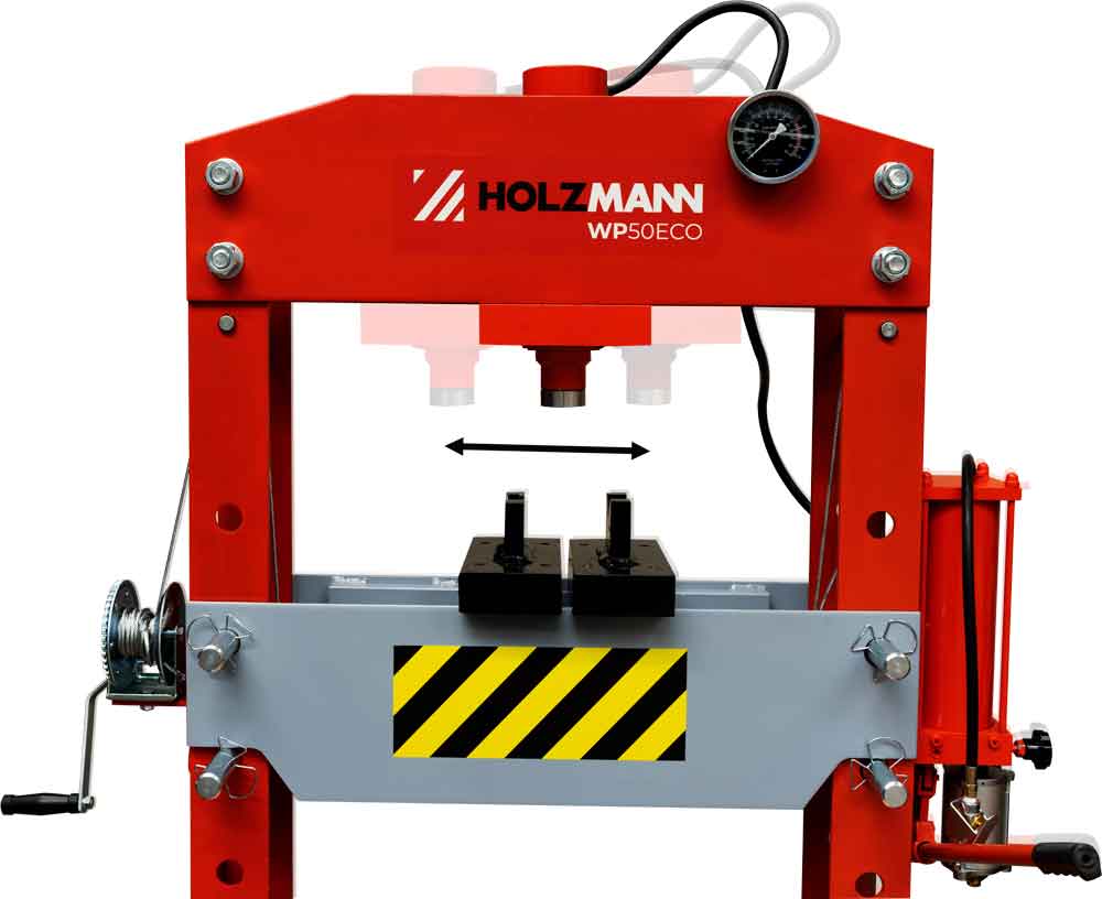 ΥΔΡΑΥΛΙΚΗ ΠΡΕΣΑ WP50ECO * shop press 50tons HOLZMANN MASCHINEN ...