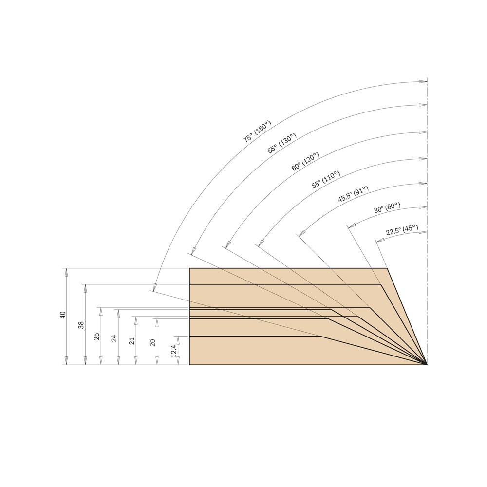 ΚΟΠΤΙΚΟ (V) ΦΑΛΤΣΟ CMT ΓΙΑ CNC SERIES:663.120.11 V-groove - folding ...